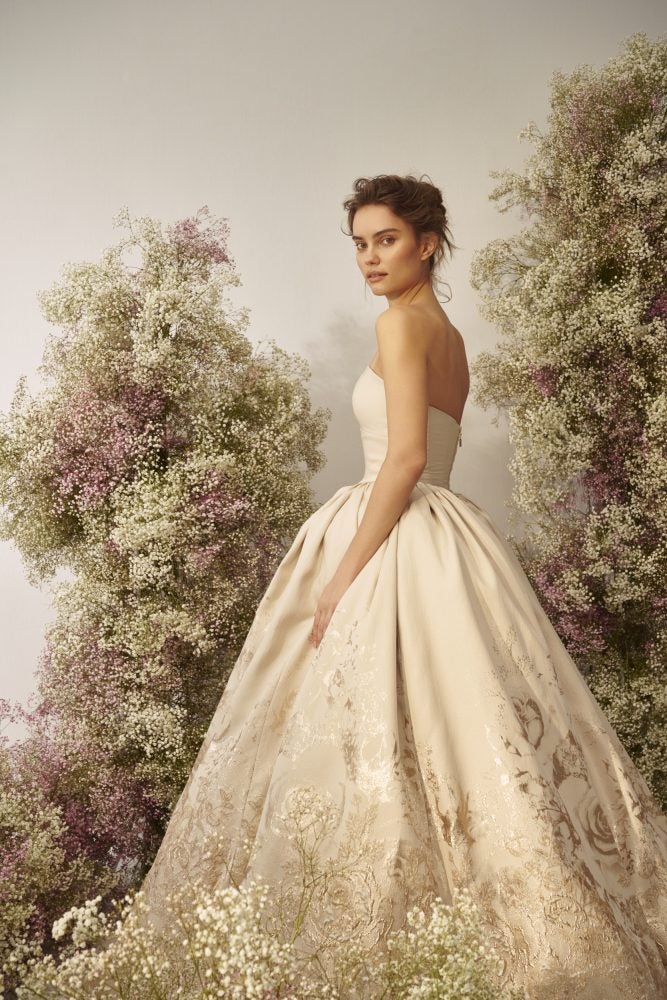 Couture Floral Brocade Ball Gown | Kleinfeld Bridal