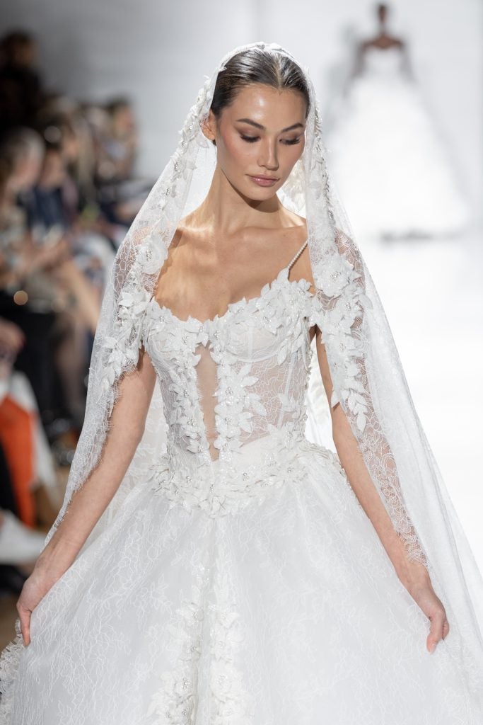 Floral Embellished Lace Ball Gown | Kleinfeld Bridal